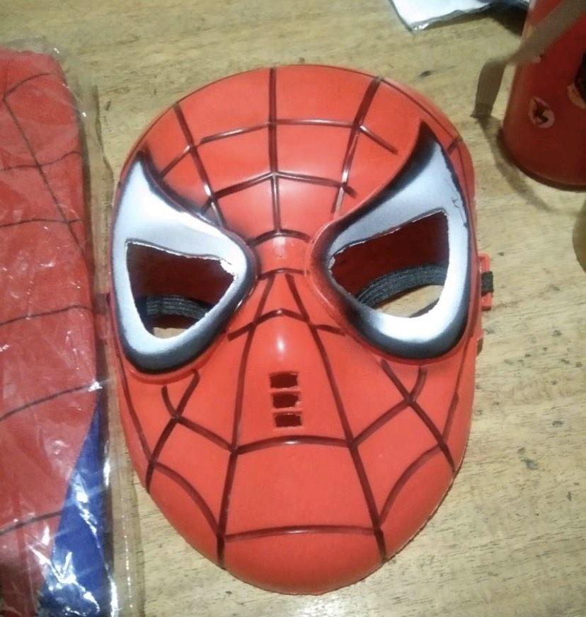 Spiderman mask, Health & Nutrition, Face Masks & Face Shields on Carousell