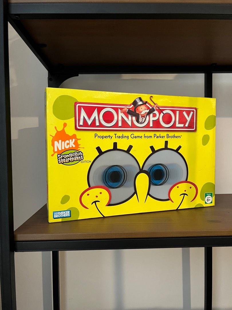 SpongeBob monopoly board game, Hobbies & Toys, Toys & Games on Carousell