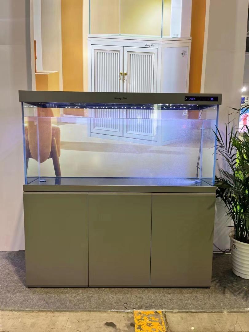 stainless steel fish tank with upgrade sump system/panoramic view of ...