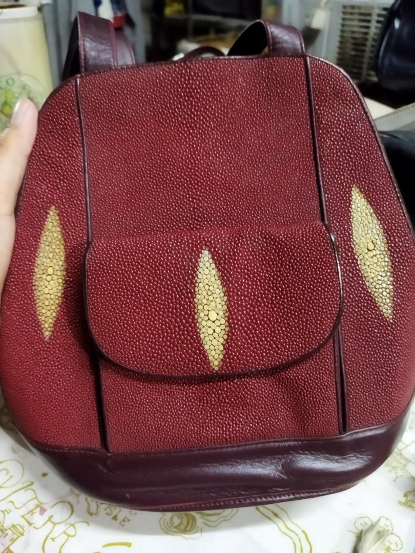 Stingray backpack and shoulder bag, Luxury, Bags & Wallets on Carousell