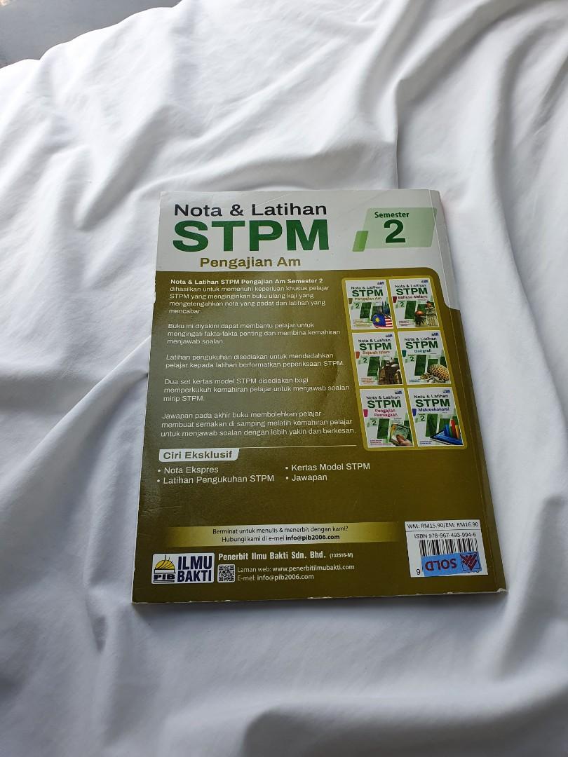 Stpm pengajian am, Hobbies & Toys, Books & Magazines, Textbooks on ...