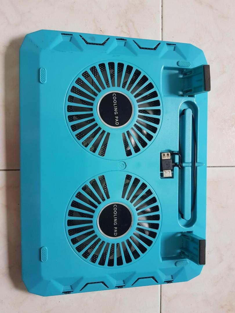 Strong Laptop Cooling Pad Fan with FREE Exhaust Ventilator, Computers ...