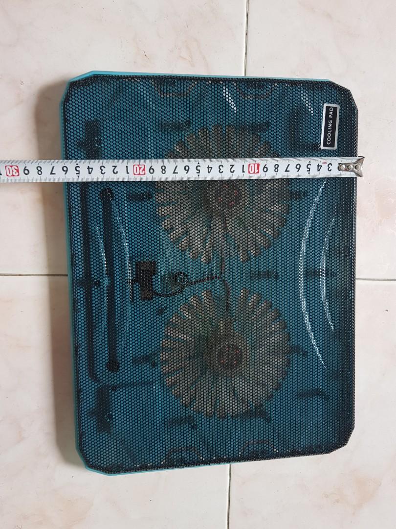 Strong Laptop Cooling Pad Fan with FREE Exhaust Ventilator, Computers ...