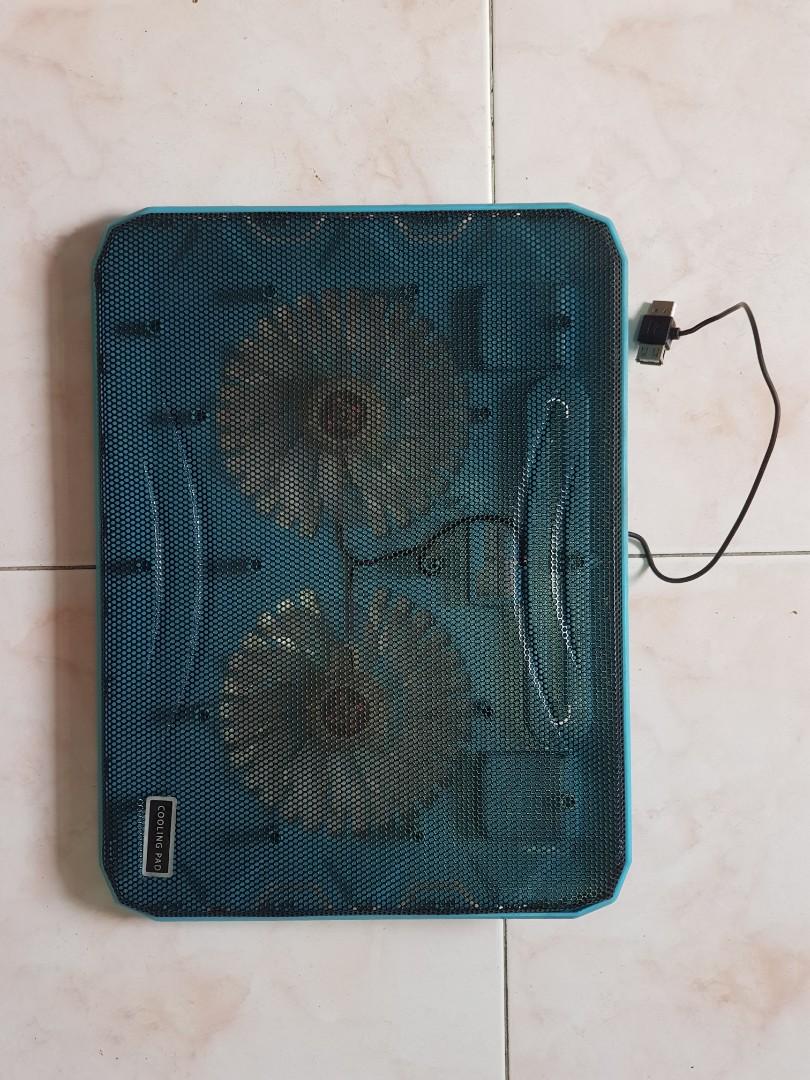 Strong Laptop Cooling Pad Fan with FREE Exhaust Ventilator, Computers ...