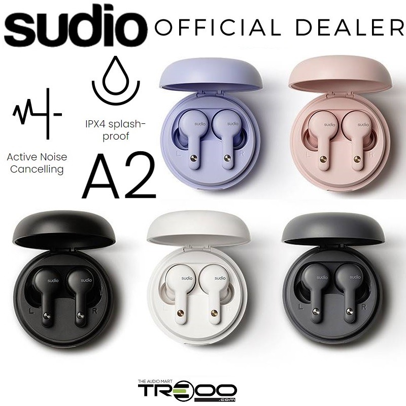 Sudio A2 True Wireless Bluetooth Noise-Cancelling In-Ear Earphone with ...