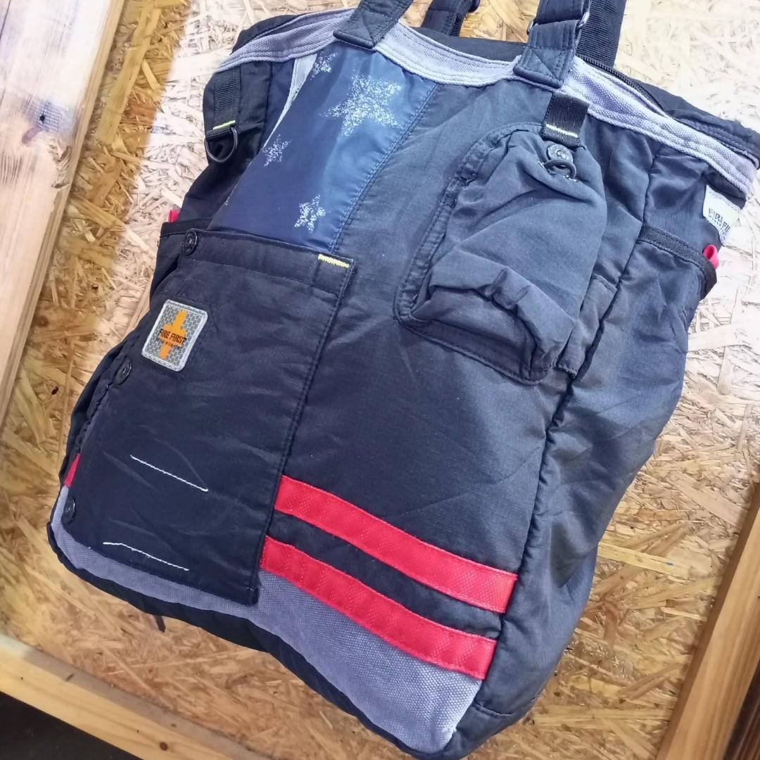 Tas tote bag fire first, Fesyen Pria, Tas & Dompet , Tas Selempang di ...