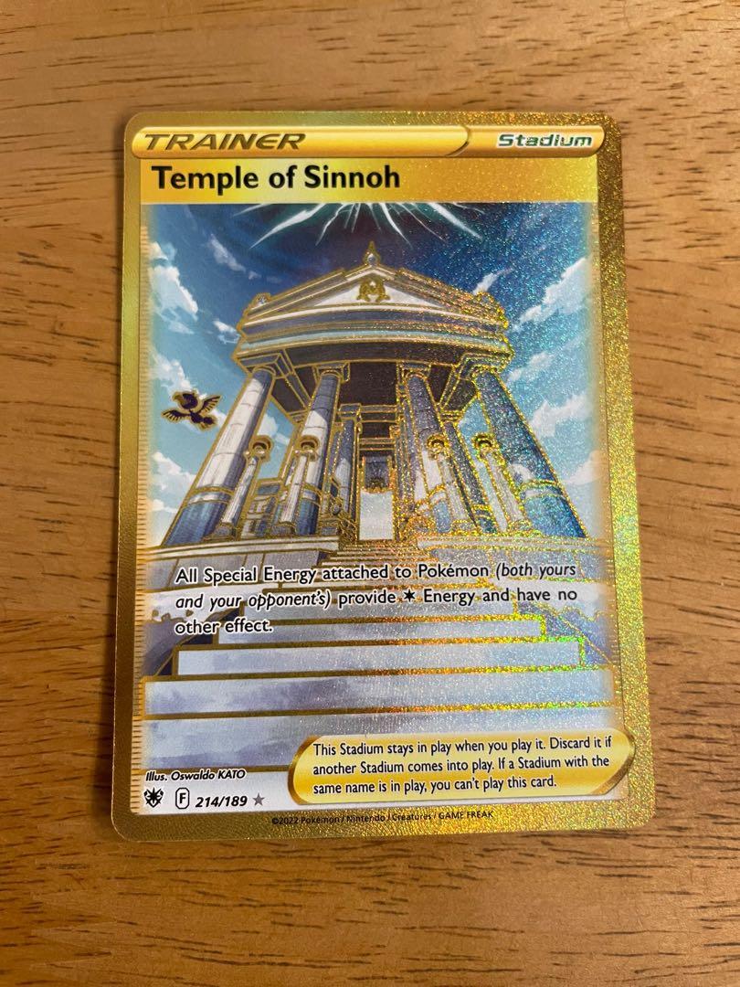Temple of Sinnoh Gold Astral Radiance #214/189 - Pokemon TCG, Hobbies ...
