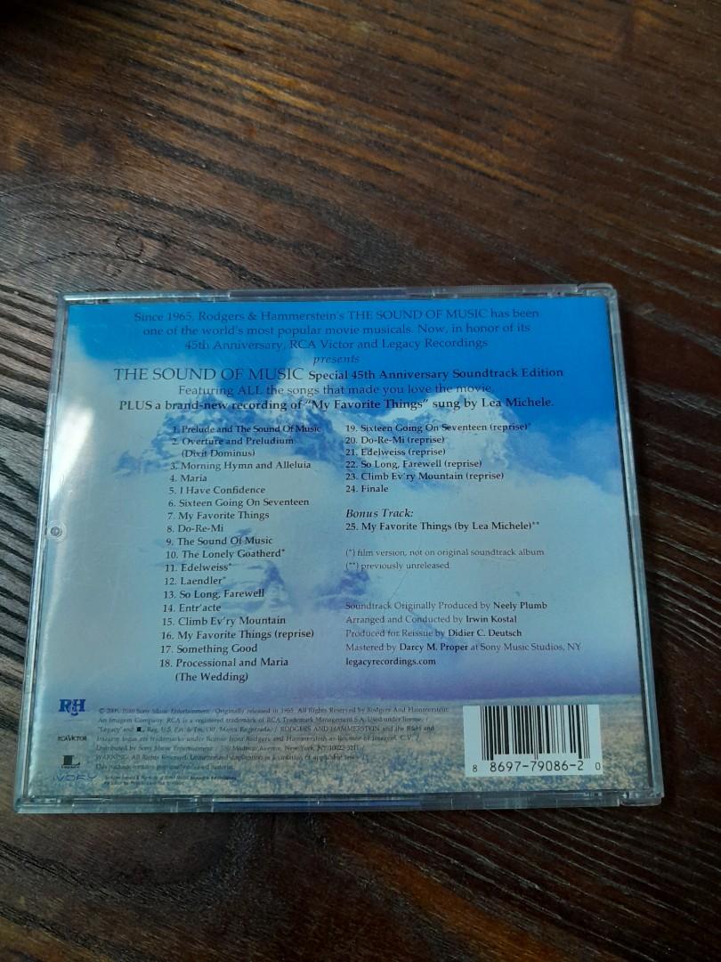 The sound of music (45th anniversary edition) CD, Hobbies & Toys, Music ...