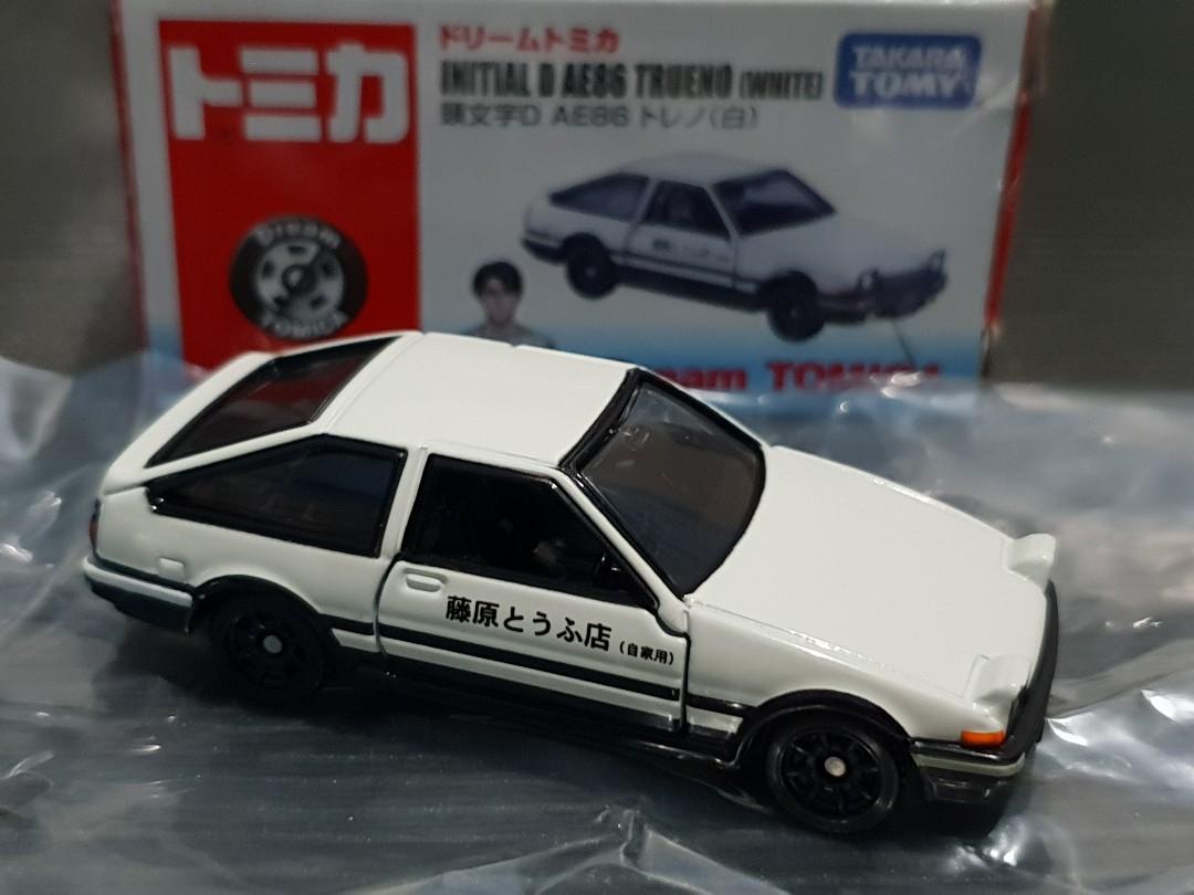 Tomy takara tomica initial d ae86 trueno white toyota takumi fujiwara ...