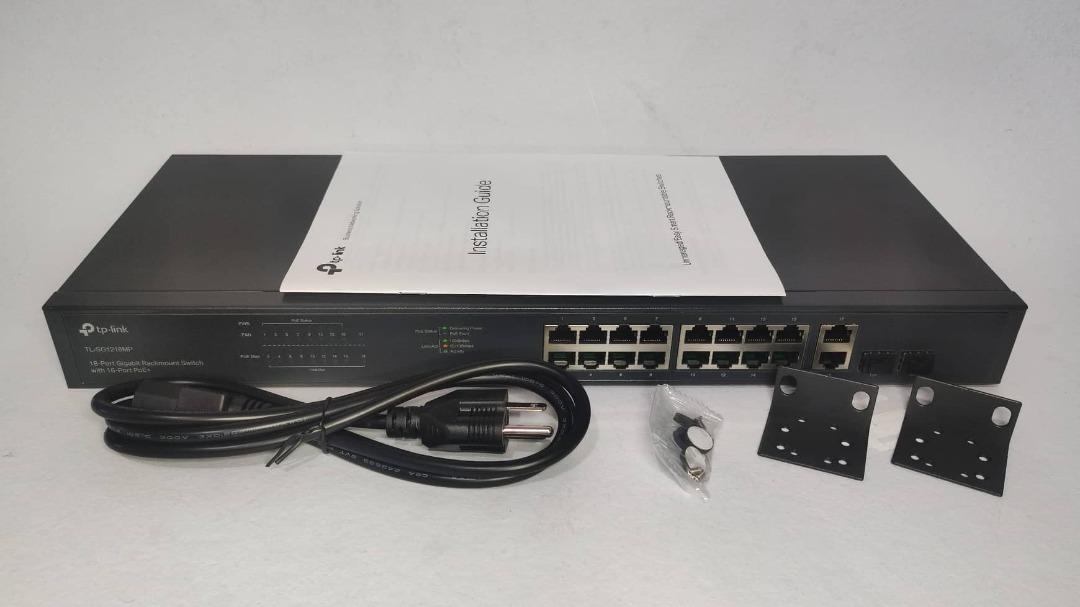 TP-LINK TL-SG1218MP 18-Port Gigabit Easy Smart Switch Gigabit Easy ...