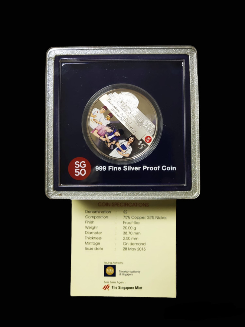 TP-SINGAPORE MINT COPPER&NICKEL $2 COIN, Hobbies & Toys, Memorabilia ...