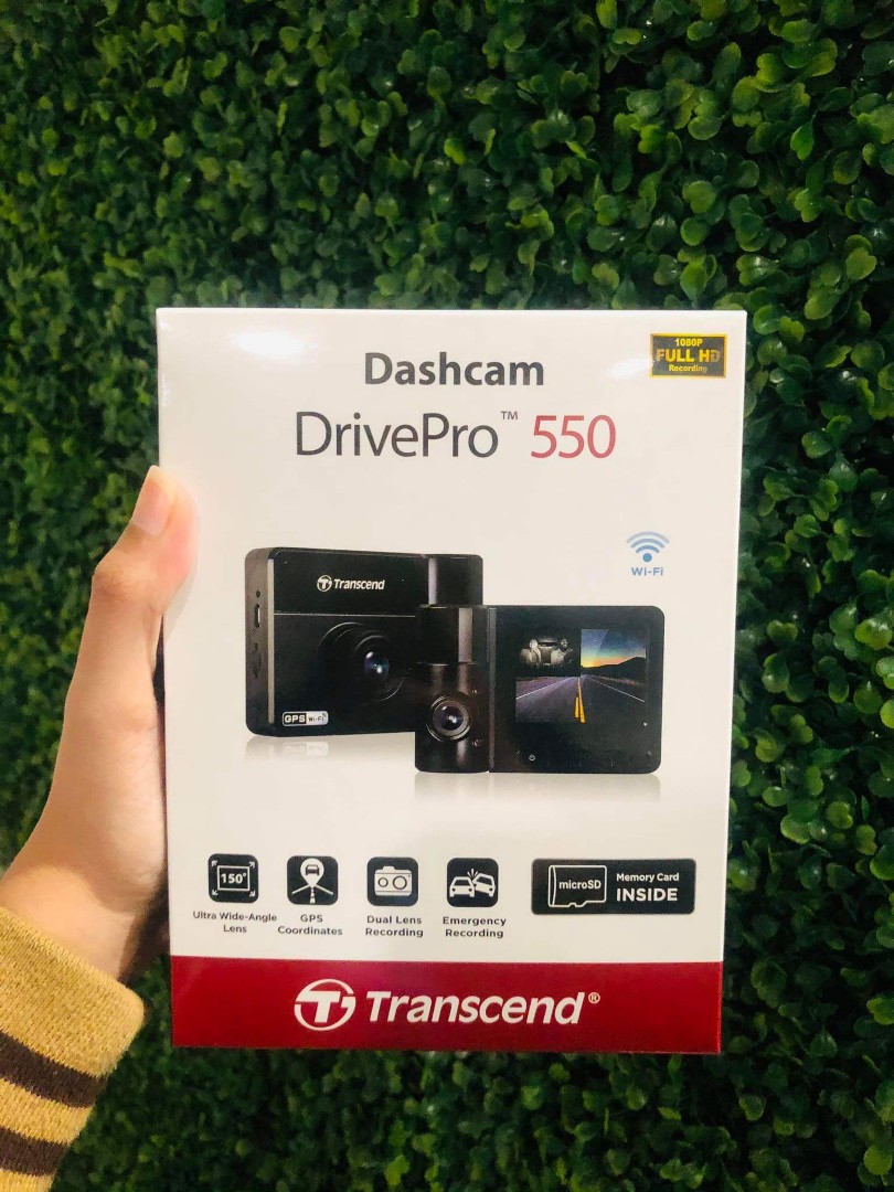 Transcend DrivePro 550 Dashcam 64GB TS-DP550B-64G, Furniture & Home ...