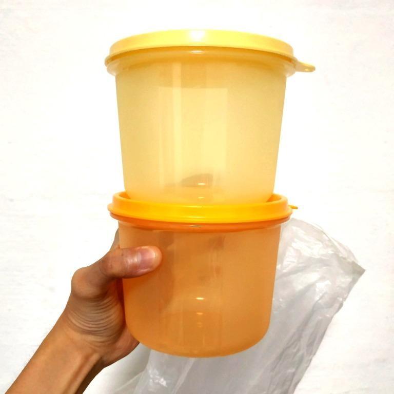 Tupperware 550 ml Round Snack N All Container Canister Set of 2 ...