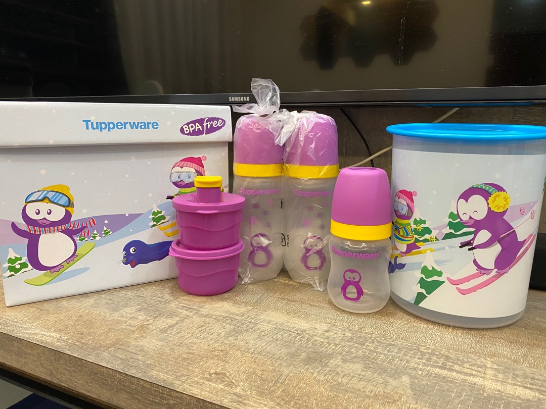 Tupperware Baby Bottle Set, Babies & Kids, Nursing & Feeding ...