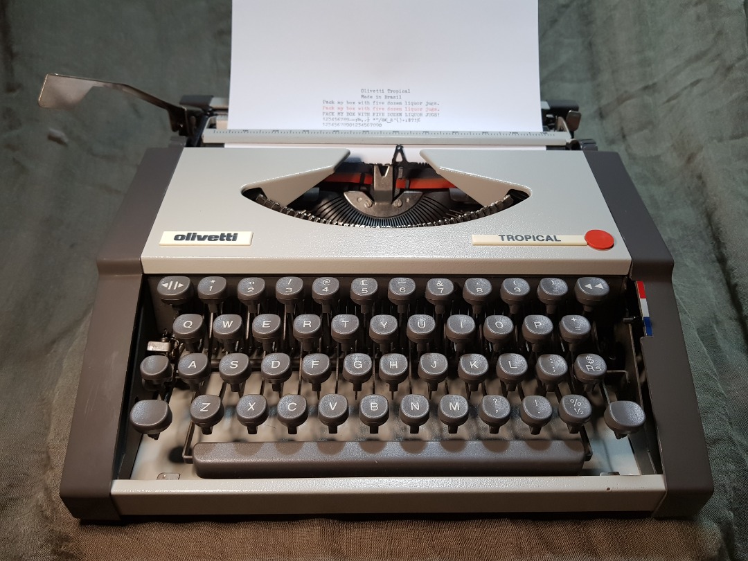 Typewriter Olivetti x Olympia x Hermes Baby portable type writer ...