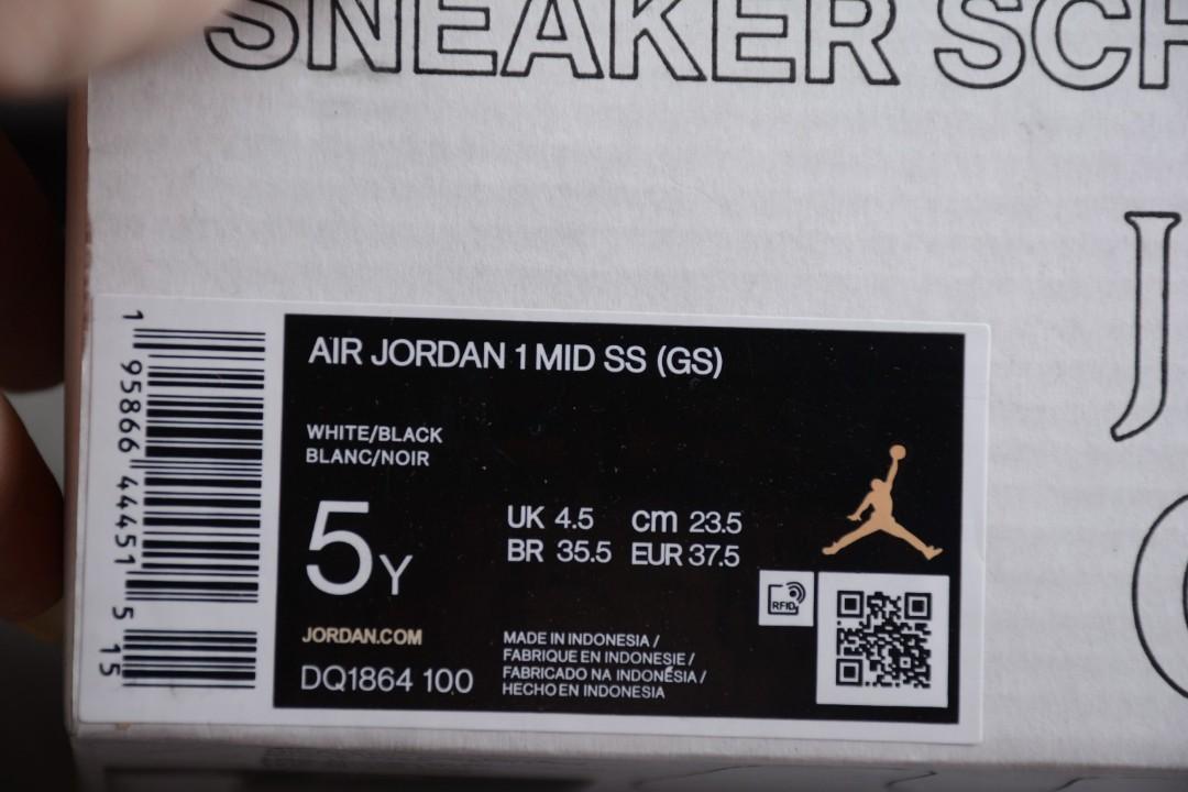 Unisex Air Jordan 1 Mid 'Schematic', Men's Fashion, Footwear, Sneakers ...