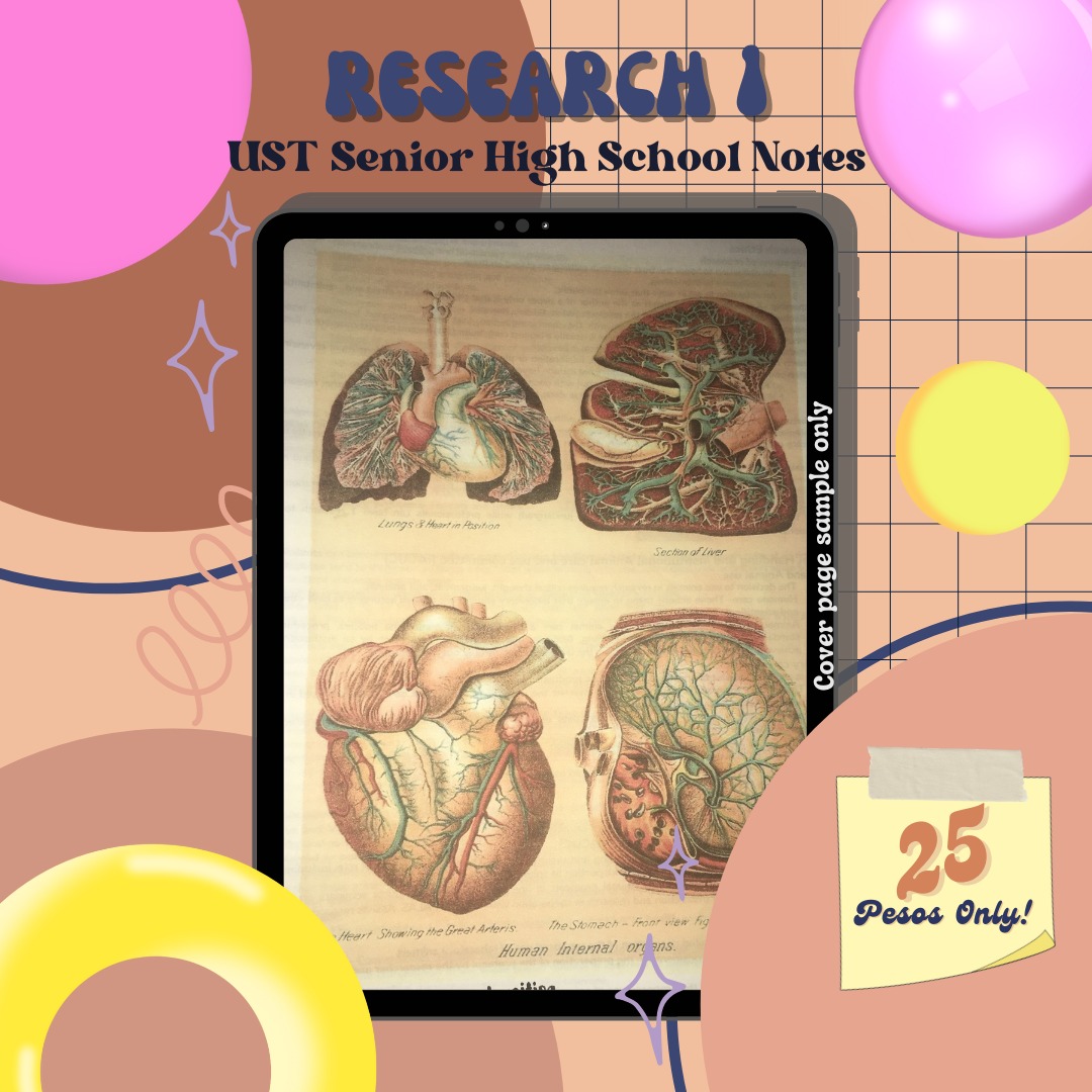 UST SHS NOTES [Research 1 and 2 for Grade 11] - With Tips, Sample ...