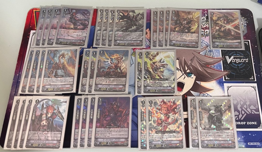 Vanguard V Dauntless reverse Deck with spares, Hobbies & Toys, Toys & Games on Carousell