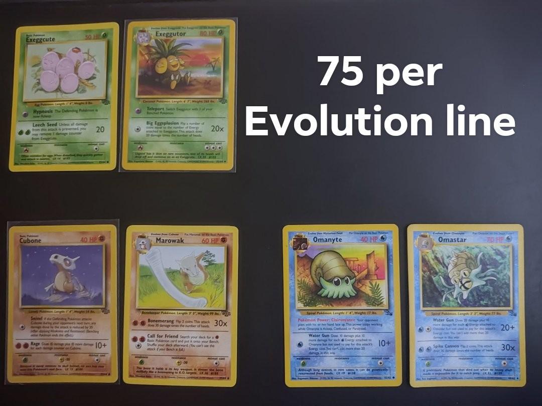 Vintage Pokemon Evolution lines for sale, Hobbies & Toys, Memorabilia ...