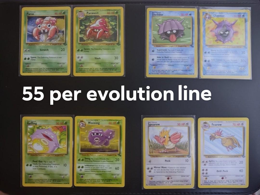 Vintage Pokemon Evolution lines for sale, Hobbies & Toys, Memorabilia ...