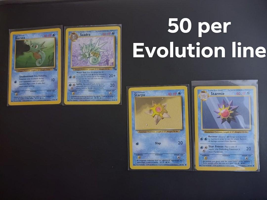 Vintage Pokemon Evolution lines for sale, Hobbies & Toys, Memorabilia ...