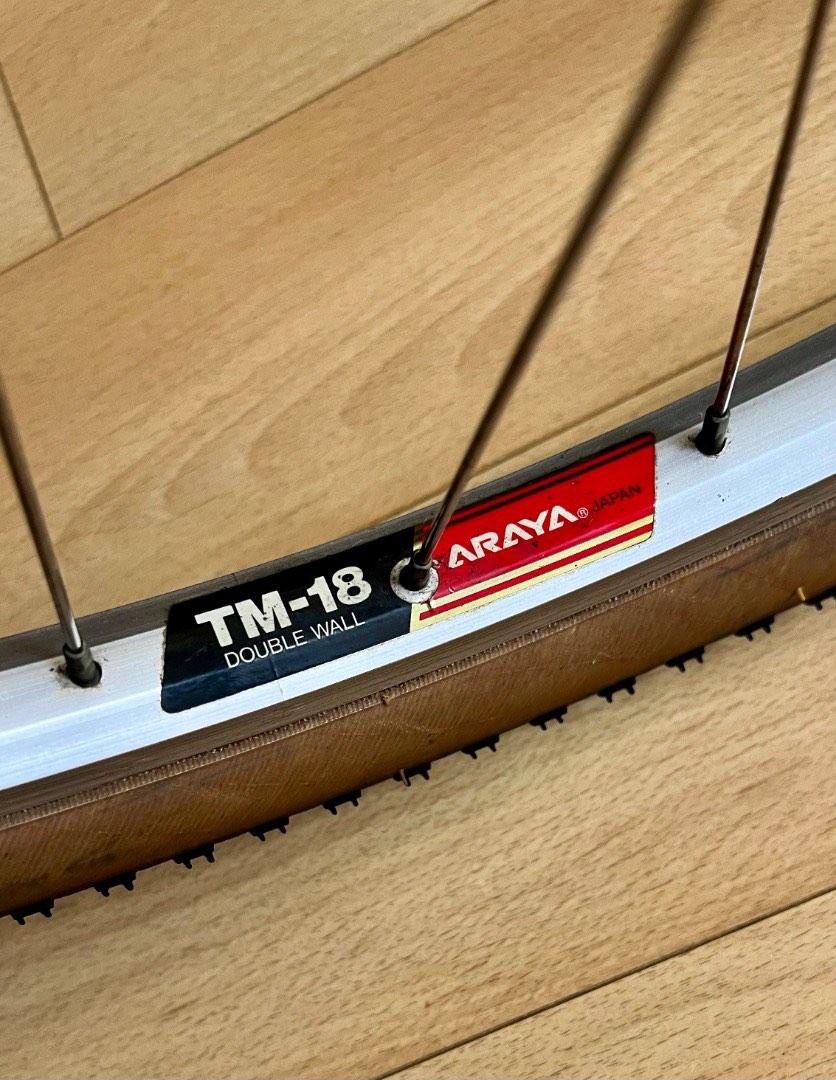 Vintage Retro classic 90s Shimano XTR M900 Wheelset Laced to Araya TM ...