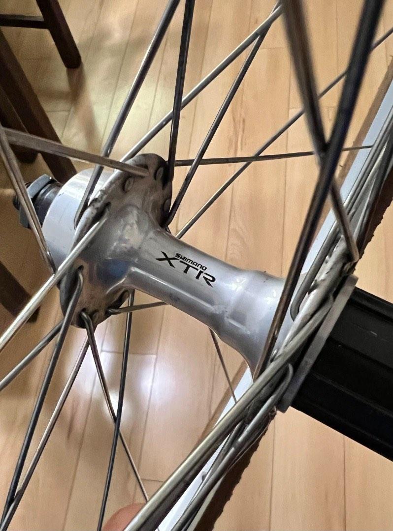 Vintage Retro classic 90s Shimano XTR M900 Wheelset Laced to Araya TM ...