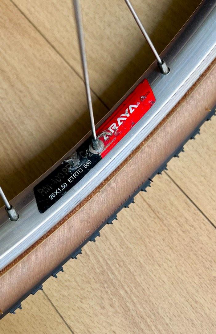 Vintage Retro classic 90s Shimano XTR M900 Wheelset Laced to Araya TM ...