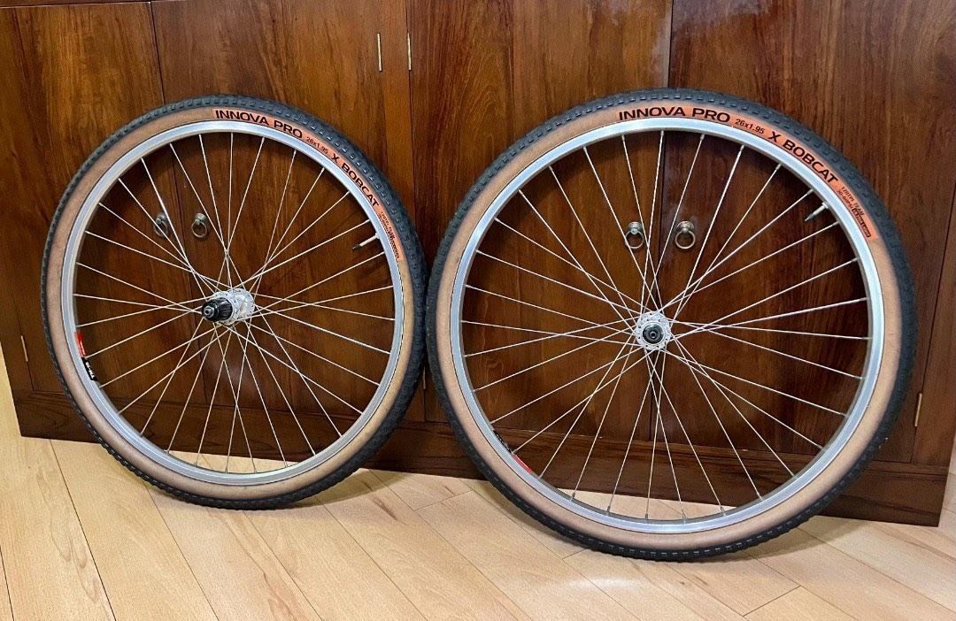Vintage Retro classic 90s Shimano XTR M900 Wheelset Laced to Araya TM ...