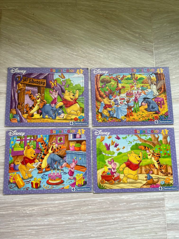 Winnie the Pooh puzzle, Hobbies & Toys, Toys & Games on Carousell
