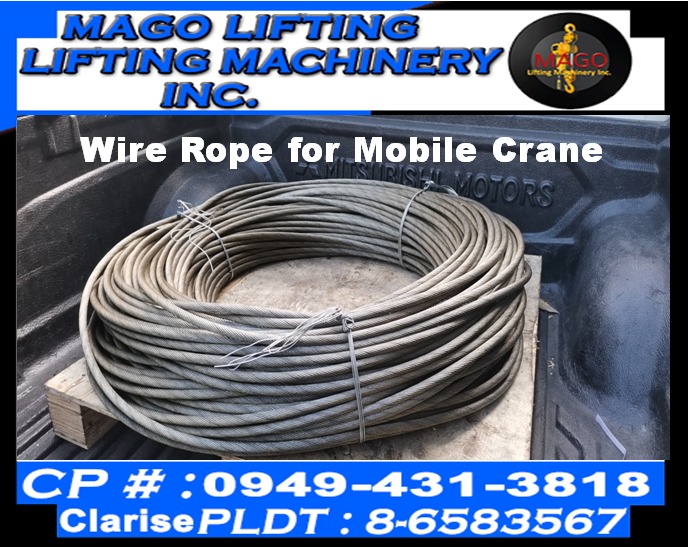 Wire Rope for Mobile Crane, Commercial & Industrial, Construction ...