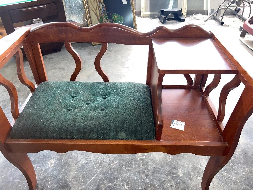 Wooden Antique Phone Table / Meja Telefon Antik Kayu, Furniture & Home ...