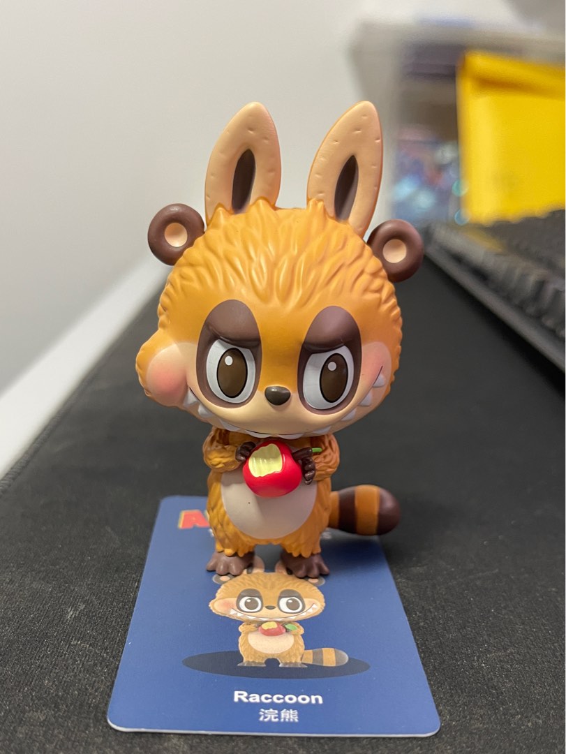 WTS - POPMART Labubu Animals The Monsters (RACCOON), Hobbies & Toys ...