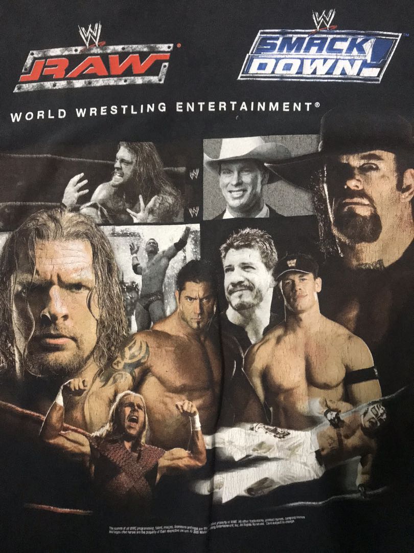 Wwe Raw Smackdown, Men's Fashion, Tops & Sets, Tshirts & Polo Shirts on ...