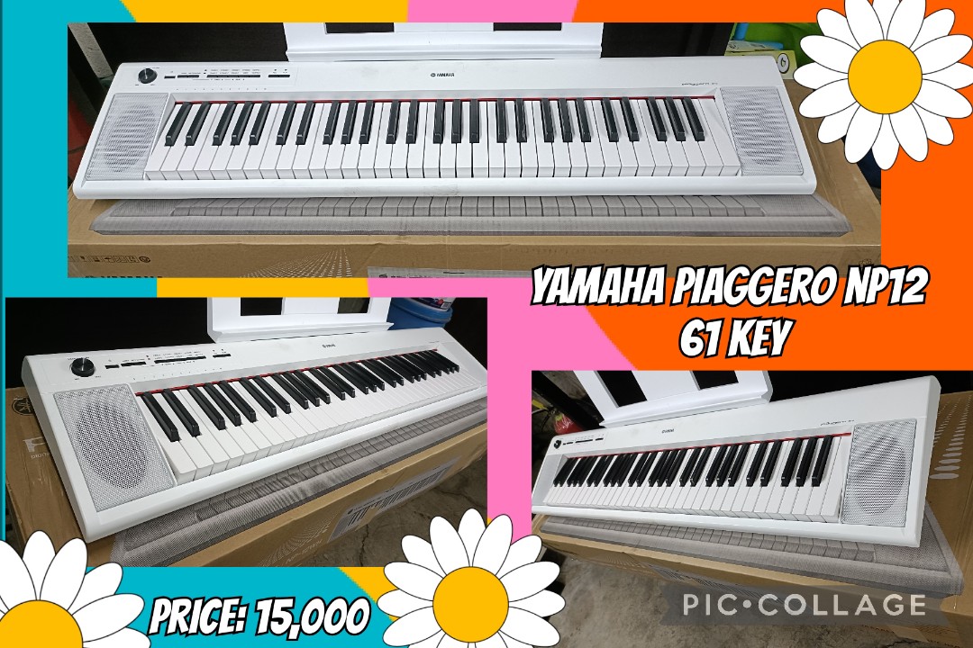 Yamaha Piaggero NP-12 White portable, Hobbies & Toys, Music & Media ...