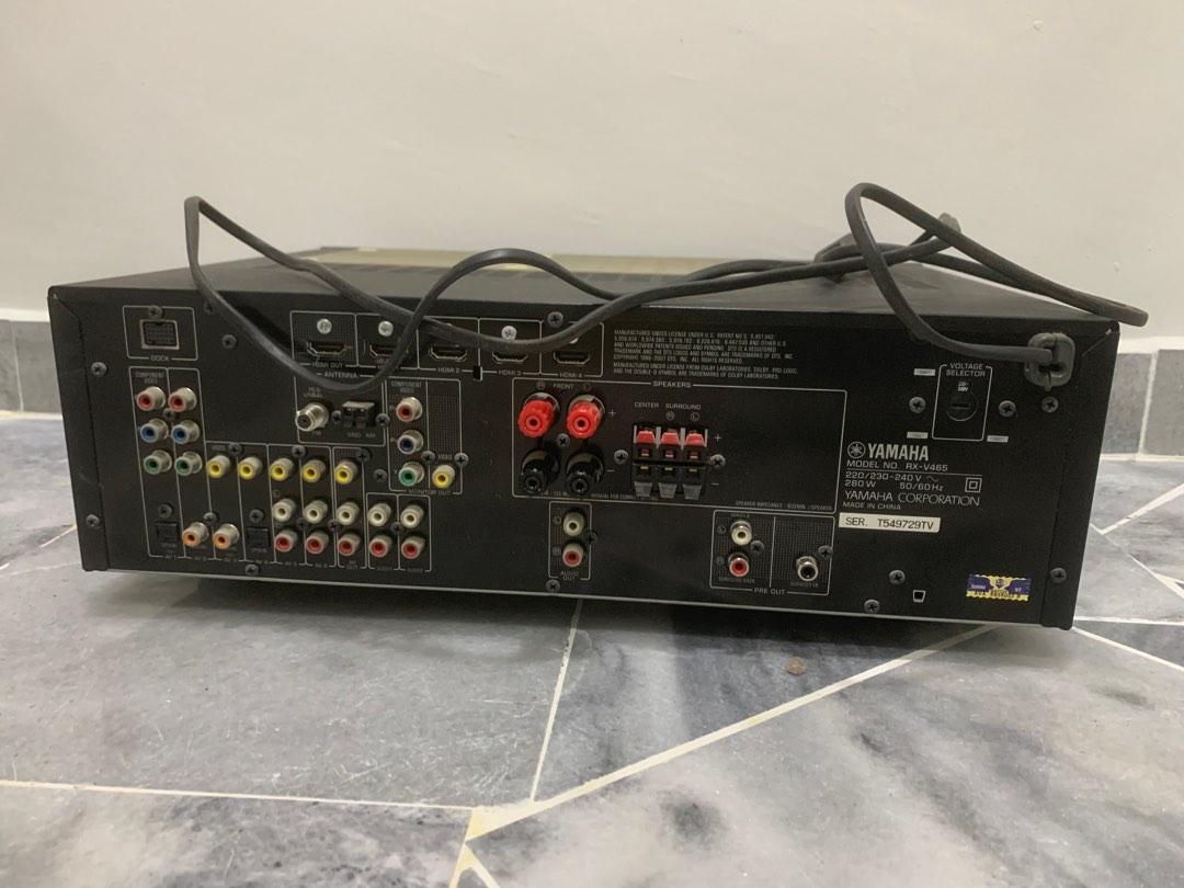 YAMAHA RX-V465, Audio, Soundbars, Speakers & Amplifiers on Carousell