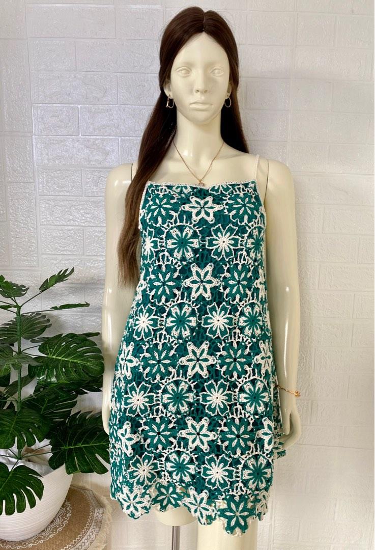 Zara Crochet Dress, Women's Fashion, Dresses & Sets, Dresses on Carousell