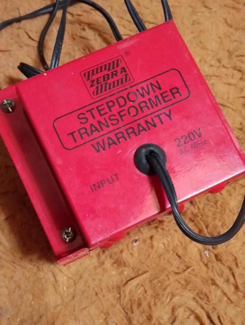 ZEBRA STEPDOWN TRANSFORMER, TV & Home Appliances, Electrical, Adaptors ...