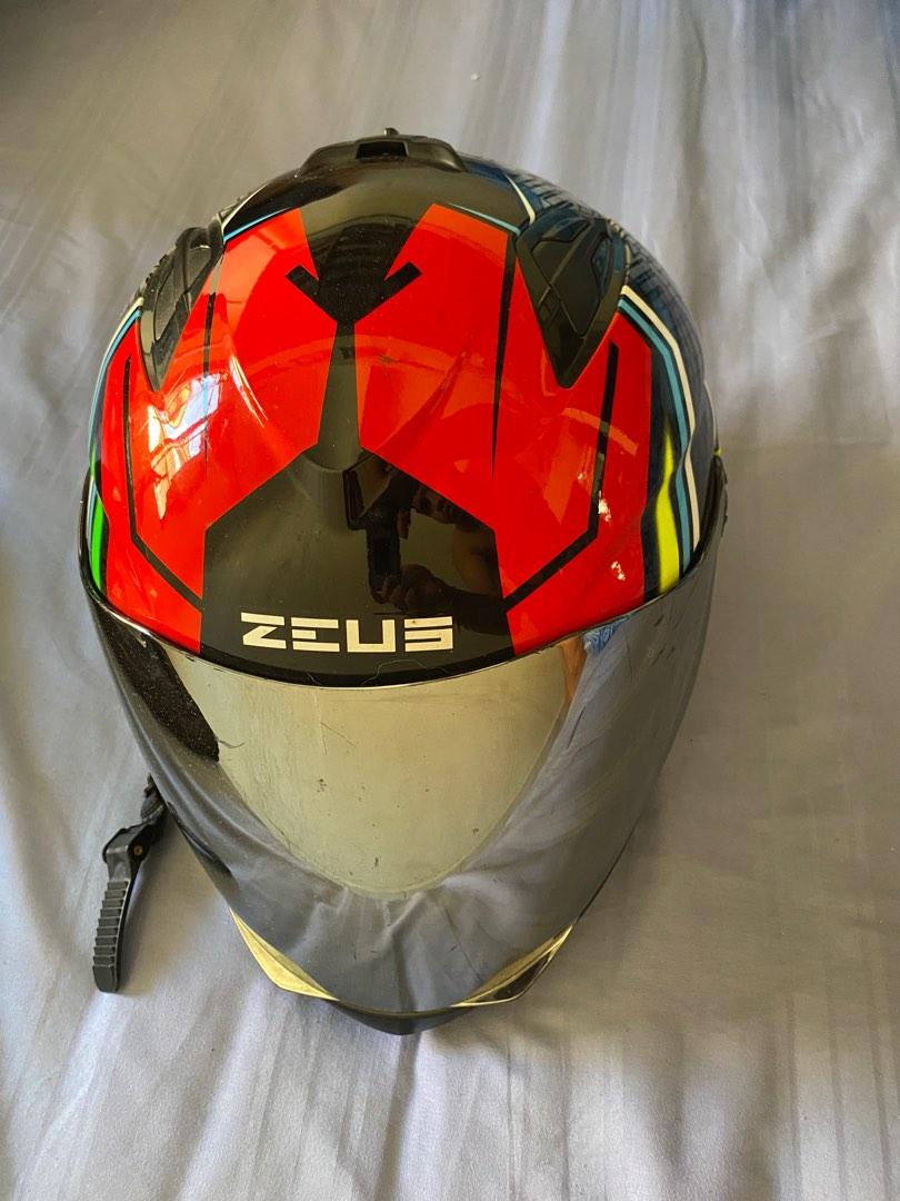 Zeus Helmet open face / full face, Motorbikes on Carousell