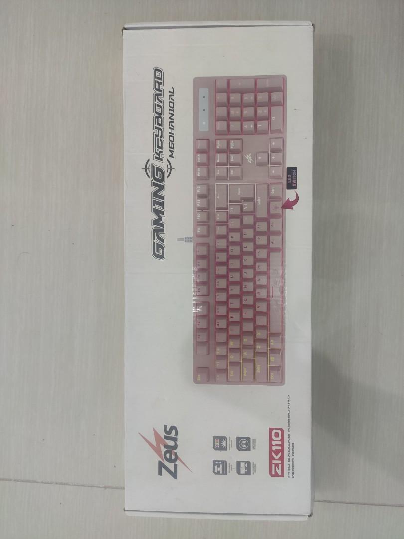 Zeus ZK110 Mechanical Gaming Keyboard, Computers & Tech, Parts ...