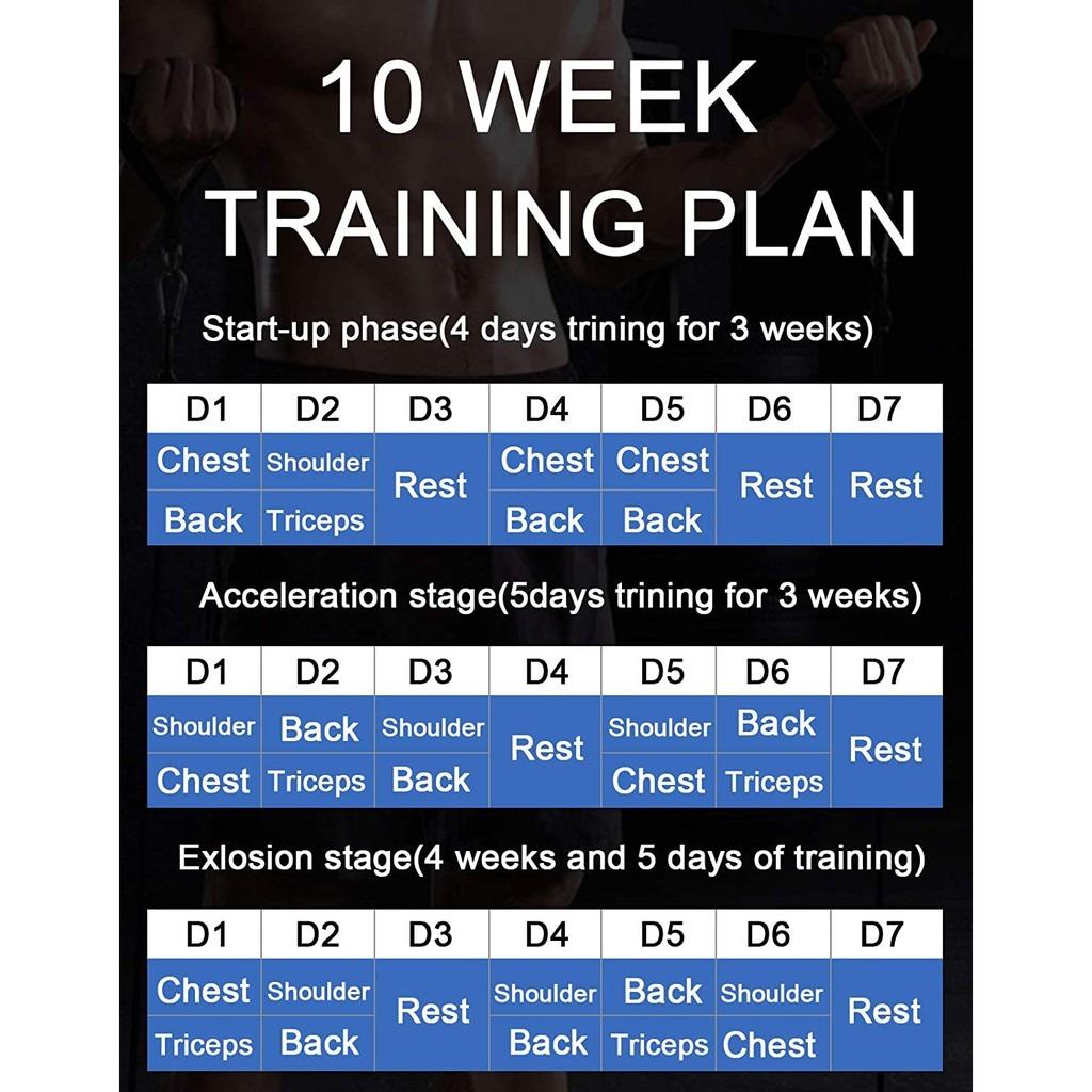 12 in 1 Push Up Board Color-Coded Wide Push Up Board System, Sports ...