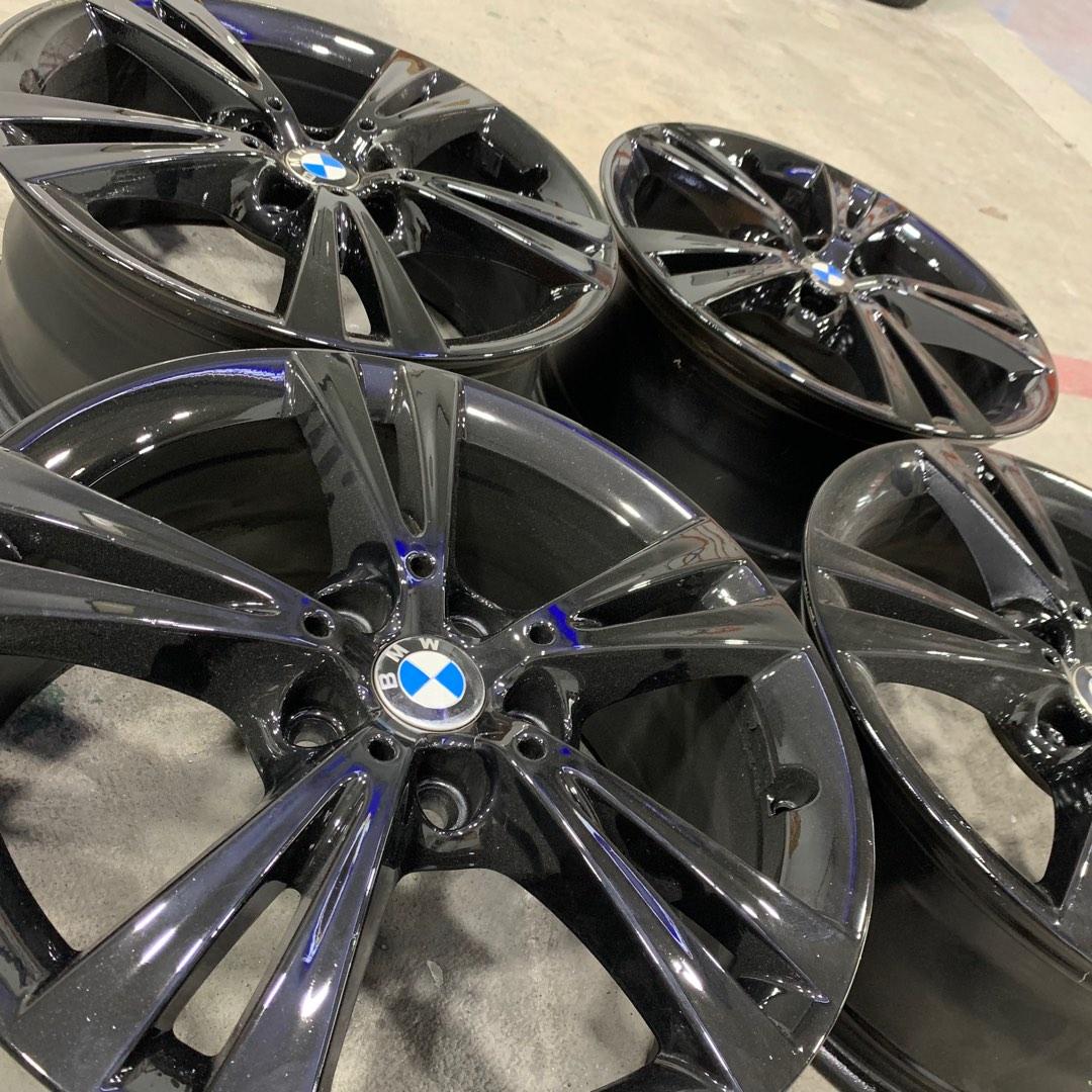 17” Original BMW Sport Rims, Car Accessories, Tyres & Rims on Carousell