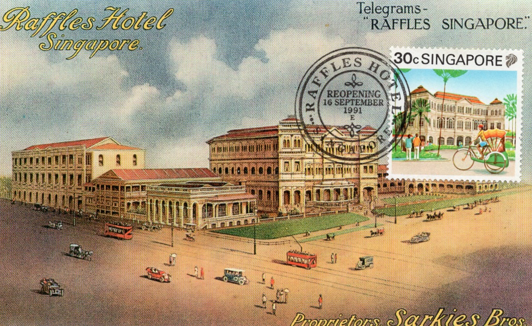 1900s Raffles Hotel [Beach Road, North Bridge Rd] Postcard (rare ...