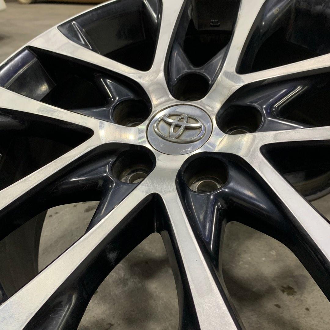 18” Original Toyota Sport Rims, Car Accessories, Tyres & Rims on Carousell