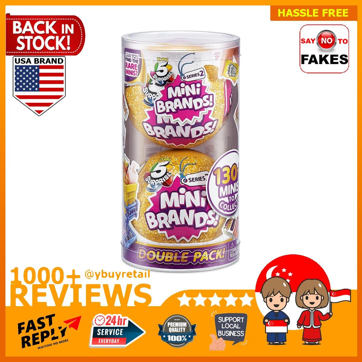 5 SURPRISE Mini Brands Mystery Capsule Real Miniature Brands ...