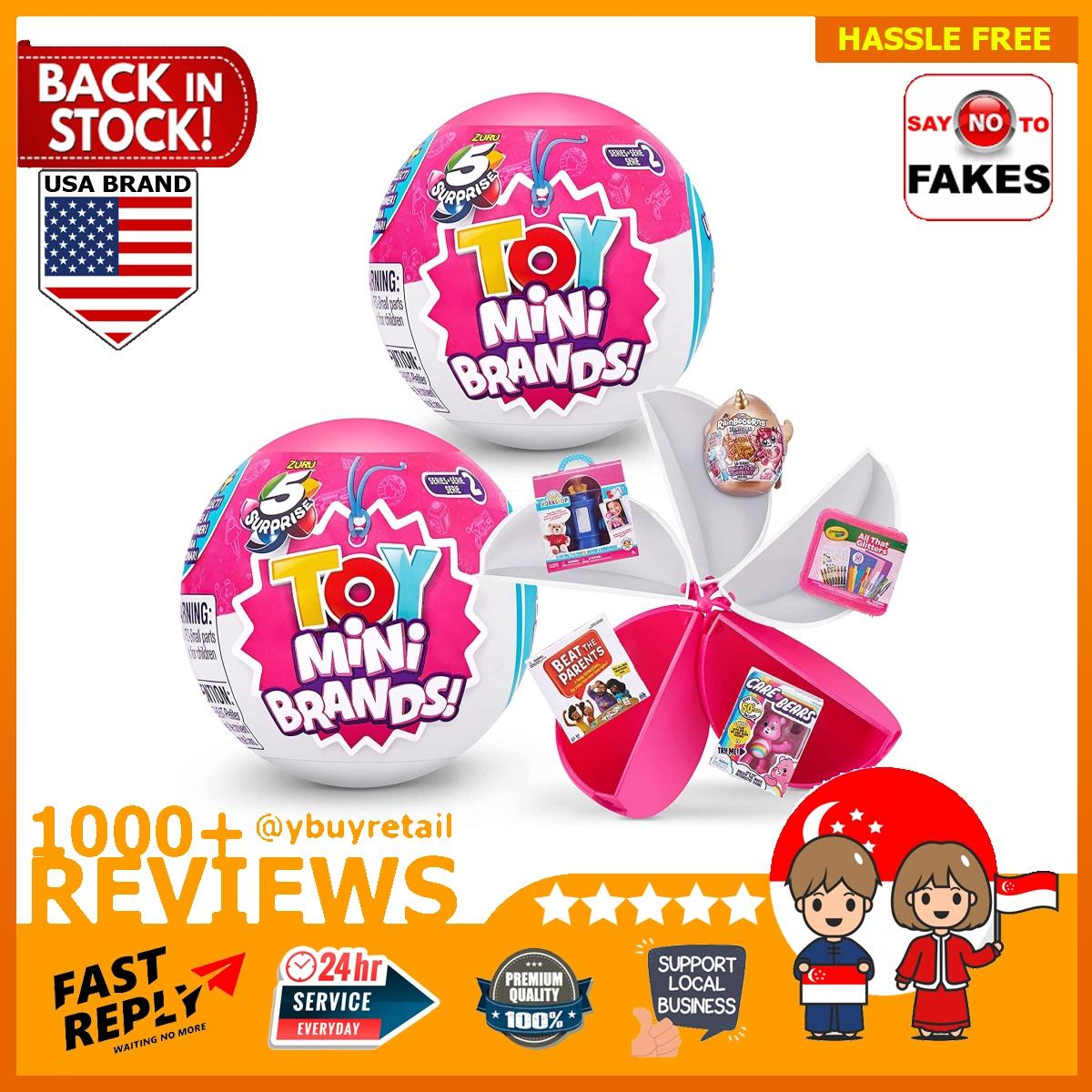 5 SURPRISE Toy Mini Brands Series 2 by ZURU (2 Pack) Toys Mystery ...