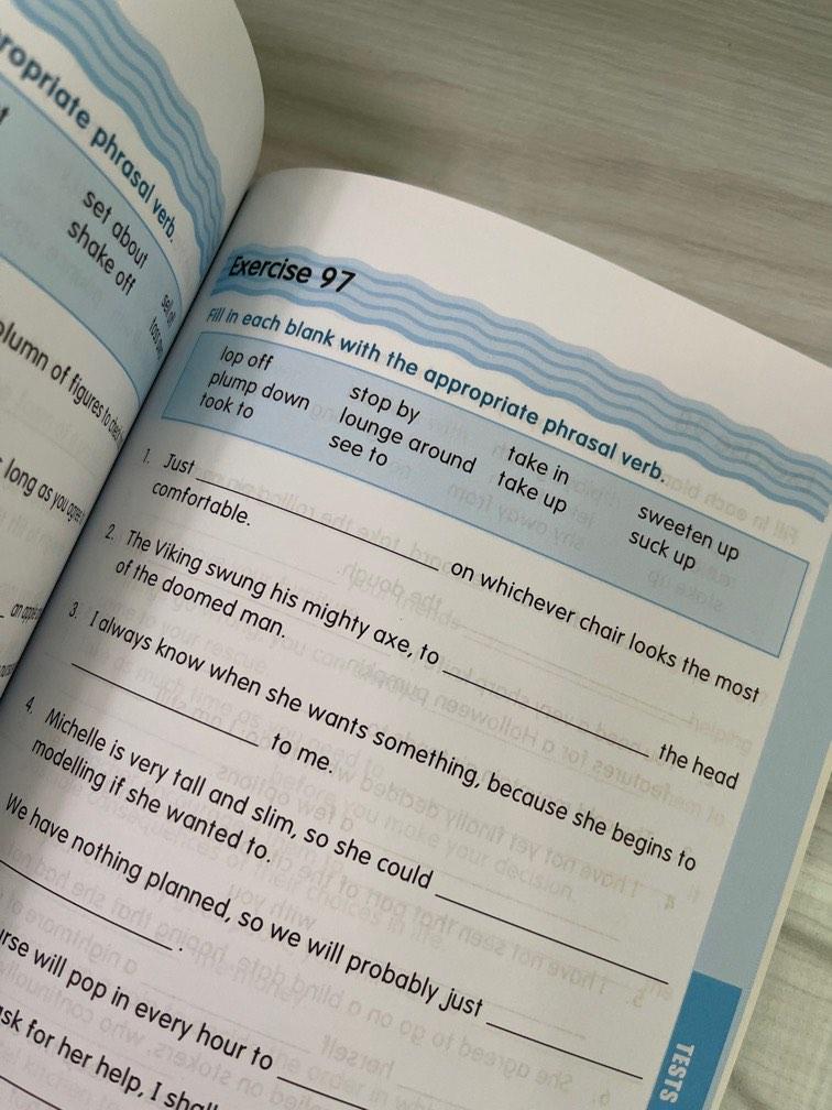 AL1 PSLE English 1000 Phrasal Verbs in Action, Hobbies & Toys, Books ...