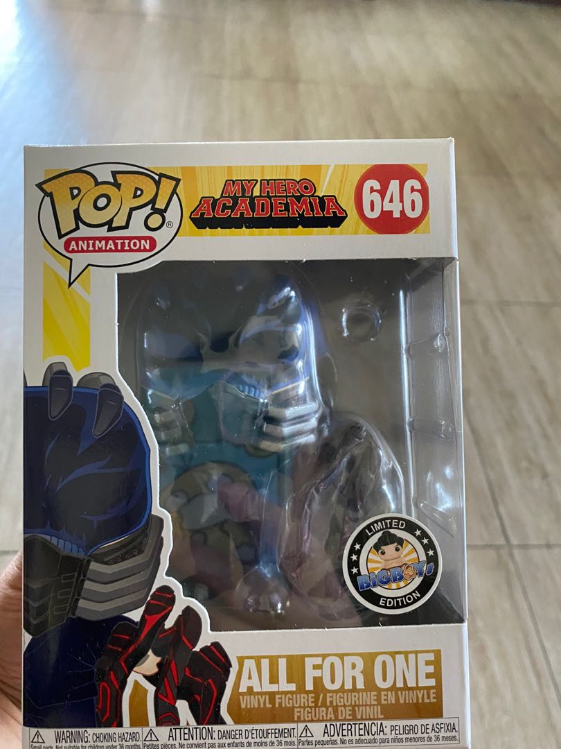 All for One MHA Funko Pop, Hobbies & Toys, Toys & Games on Carousell