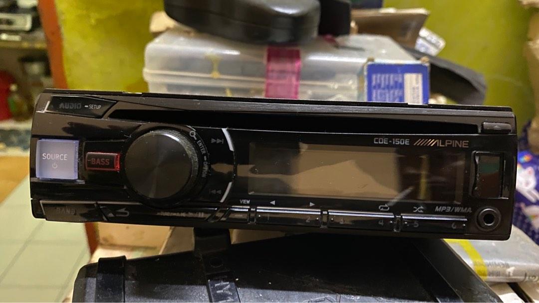 Alpine head unit CDE-150E Cd player, Auto Accessories on Carousell