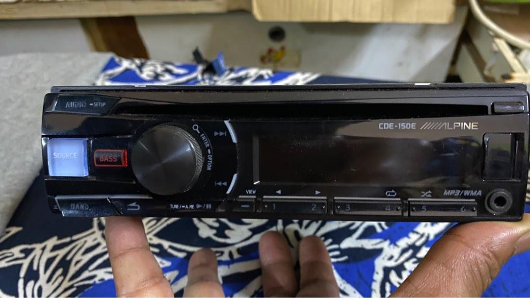 Alpine head unit CDE-150E Cd player, Auto Accessories on Carousell